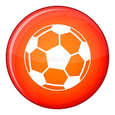 Icono Del Bal N De F Tbol Estilo Del Esquema Ilustraci N Del Vector