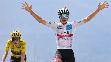 Kampf Der Tour Giganten Pogacar Ringt Im Bergsprint Vingegaard Nieder