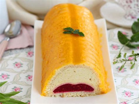 Bûche à la mangue et à la framboise Recette Ptitchef