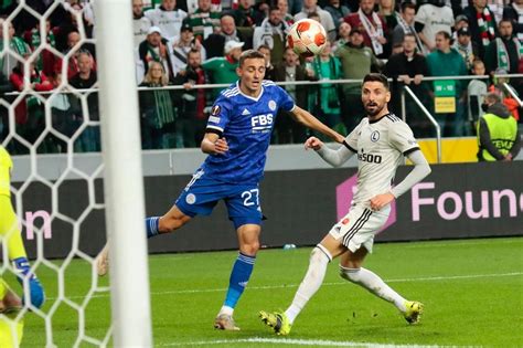Liga Europy Legia Warszawa pokonała Leicester City Bramka Mahira
