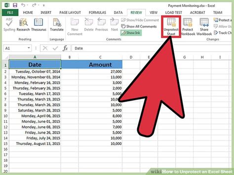 Ways To Unprotect An Excel Sheet Wikihow