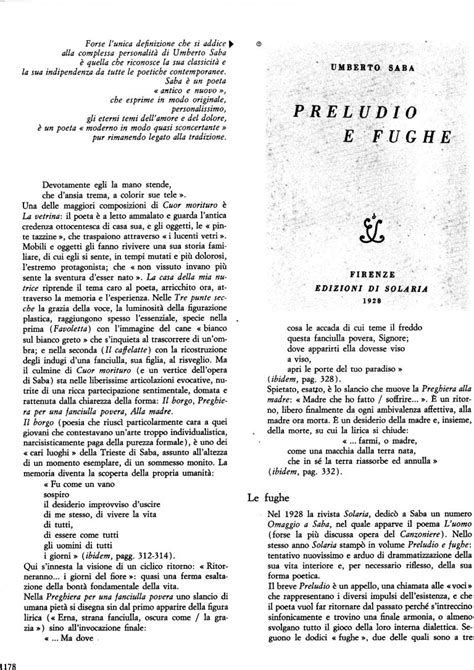 Saba Umberto Trieste L Amore La Bellezza E La Cultura Un
