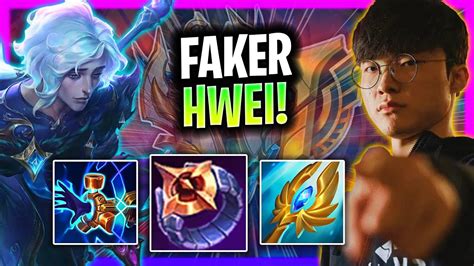 FAKER IS READY TO PLAY HWEI T1 Faker Plays Hwei Mid Vs Gragas