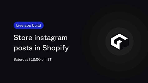 Sync Instagram Posts To Shopify Metaobjects Using Gadget YouTube