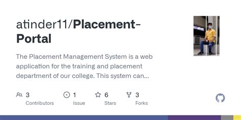 Github Atinder Placement Portal The Placement Management System Is