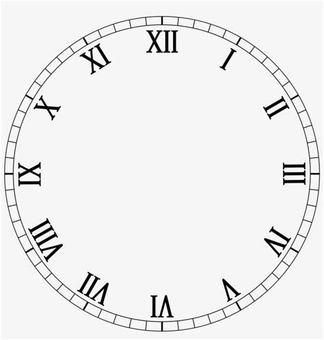 Printable Clock Face Without Hands
