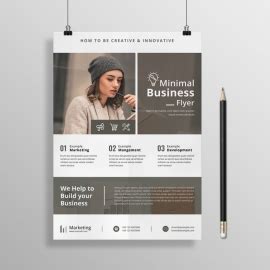 Freepiker Minimal Business Flyer