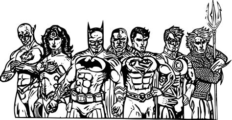 Justice League Coloring Page Wecoloringpage 27 Wecoloringpage