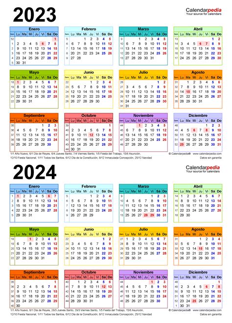 Calendario En Word Excel Y Pdf Calendarpedia Nbkomputer