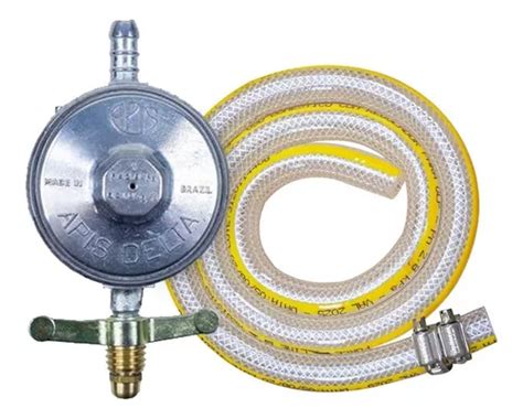 Kit Registro De Gas Mangueira E Abra Adeiras Completo Parcelamento