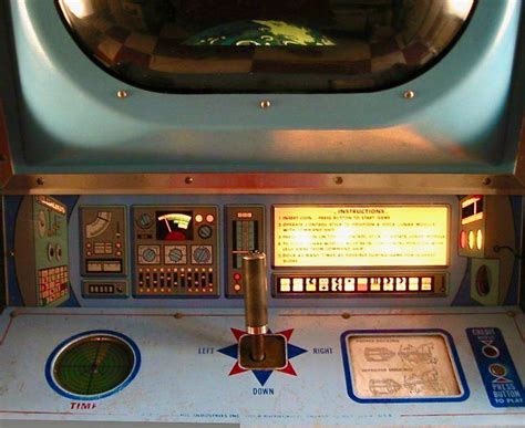 Chicago Coin Apollo 14 Upright Arcade Game C 1972 Control Panel