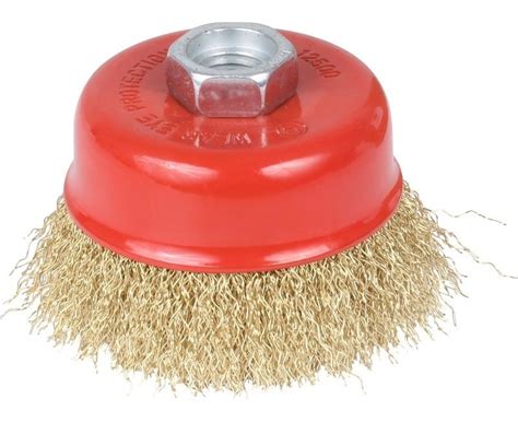 Cepillo Copa Acero Bronceado Amoladora Angular Mm Kld Vagolnet
