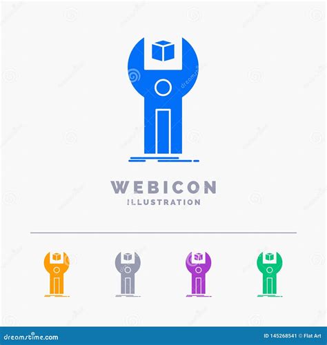 Sdk App Development Kit Programming Color Glyph Web Icon Template