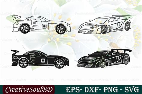 Racing Car Svg Cut File Rc Car Svg Sports Car Svg Car Svg