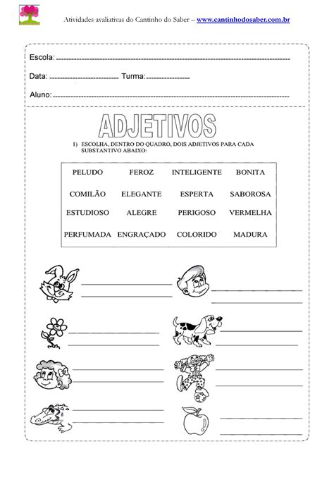 Atividade Para O 3 Ano De Português