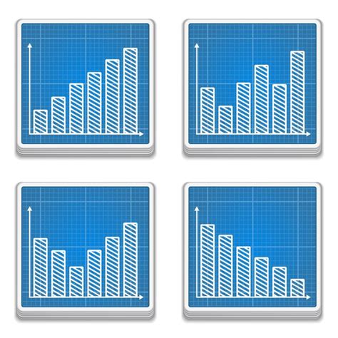 Premium Vector Icons Of Graphs Vector Eps10 Illustration