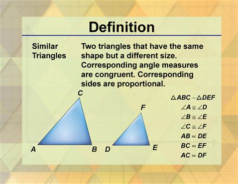 math definitions collection triangles media4math