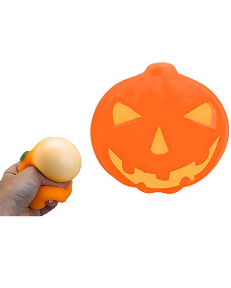 Squishy Halloween Pumpkin As Stress Ball As Halloween Novelty Horror