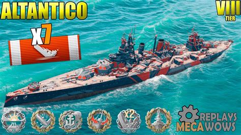 Atlântico 7 Kills 147k Damage World of Warships Gameplay 4k YouTube