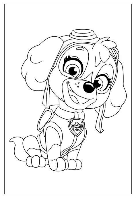 Desenhos Da Patrulha Canina Para Colorir E Pintar