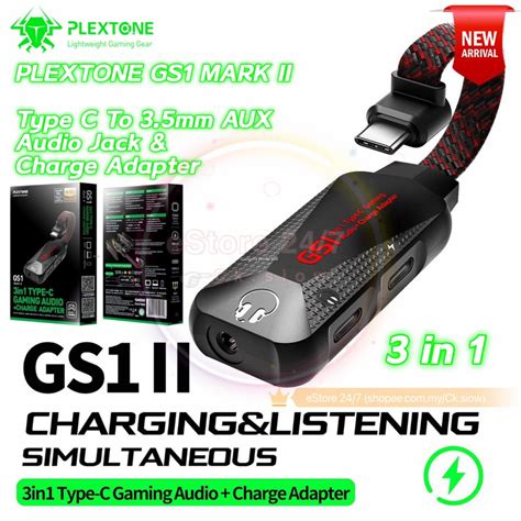 Plextone Gs Mark Ii In Type C To Mm Aux Audio Jack High Res