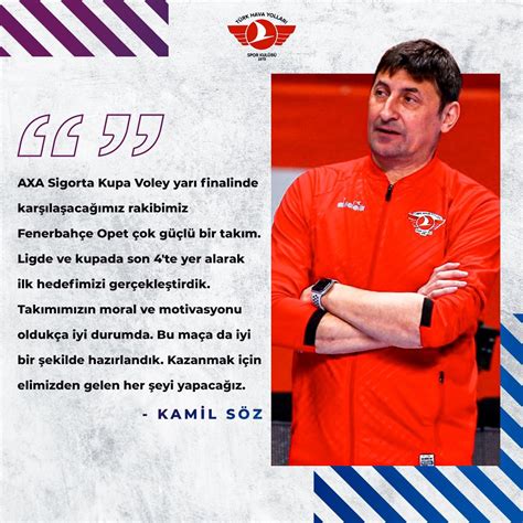 Voleybol Magazin on Twitter Türk Hava Yollarının başantrenörü Kamil