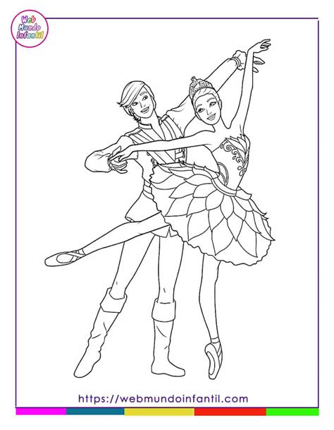 Dibujos De Barbie Para Colorear E Imprimir En Pdf