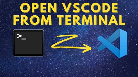 How To Open Vs Code From Your Terminal Command Line Very Easy Youtube