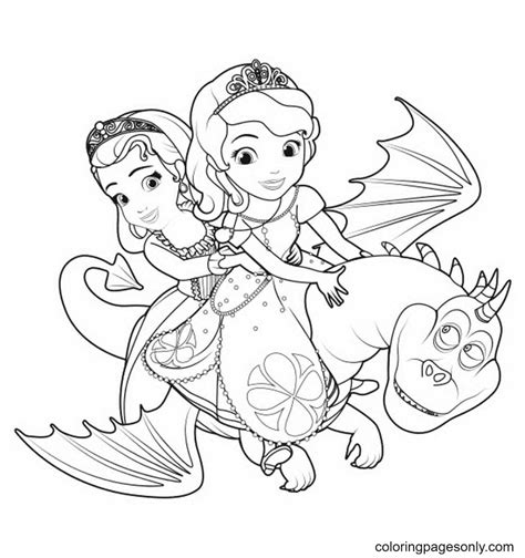 Dragon And Princess Coloring Pages Coloring Pages