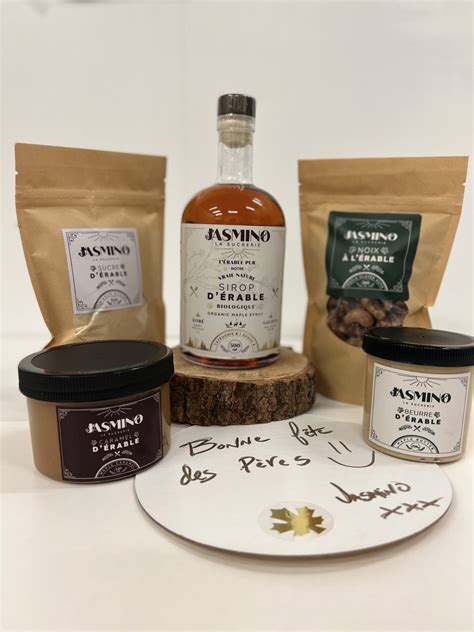 Produits de sirop dérable biologique au goût incomparable Jasmino