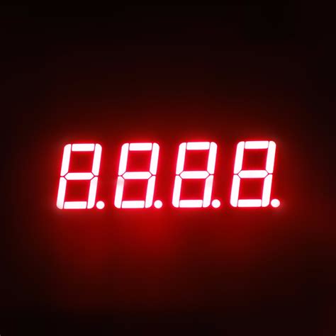 Display LED Rojo 7 Segmentos 4 Digitos Catodo Comun 0 56 Micro JPM