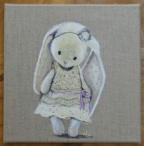 Une Toile Lapinette La Petite Princesse Le Blog Orang De Sylvie