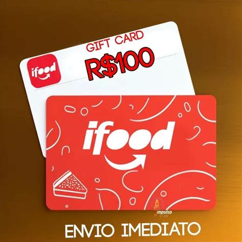 Cart O Presente Gift Card Ifood R Mercadolivre