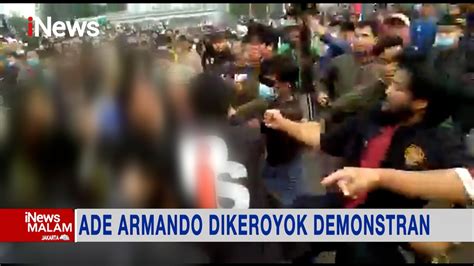 Ade Armando Babak Belur Dikeroyok Di Depan Gedung DPR Polisi Sudah