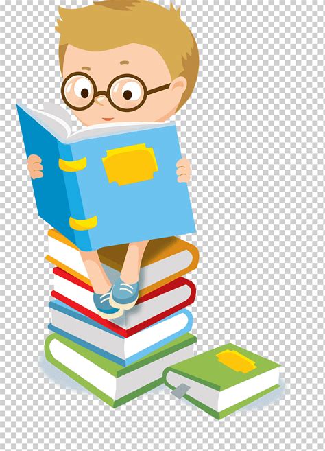 Niño leyendo niño gente dibujos animados png Klipartz