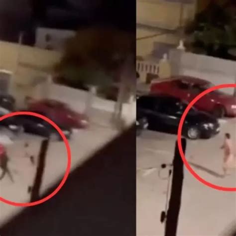 VÍDEO Homem corre nu pelas ruas após ser flagrado a amante