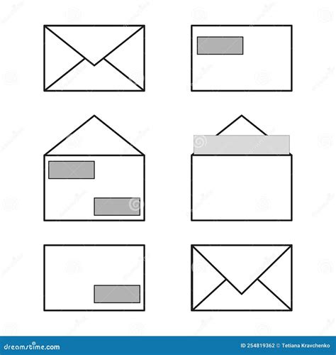 信封图标 电子邮件图标 矢量图插图 库图像 向量例证 插画 包括有 分级显示 箭头 通信 254819362