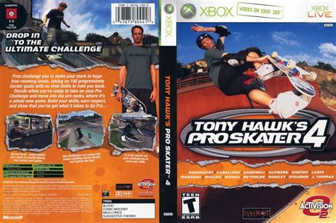 Tony Hawk S Pro Skater 4 BC Xbox Original VideoGameX
