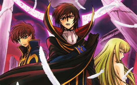 Illustration Anime Code Geass Lamperouge Lelouch Kururugi Suzaku C