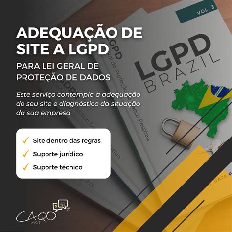 Adequação de Site a LGPD CAQO Marketing