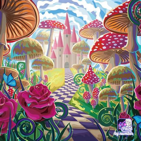 Pin By Nitsa Attias On Art Paint By Nombers Alice In Wonderland