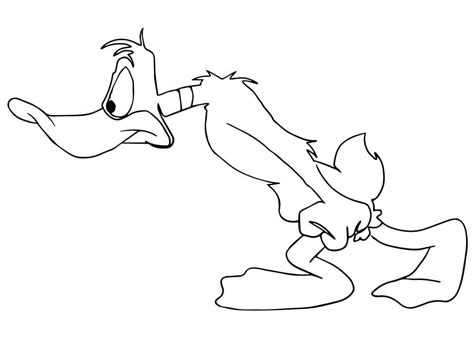 Dibujos De Pato Lucas Divertido Para Colorear Para Colorear Pintar E