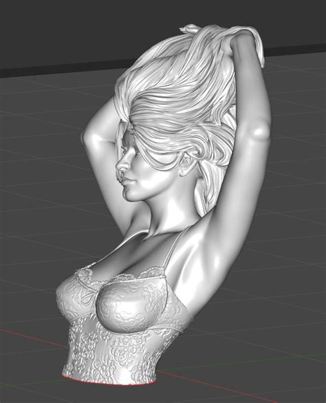 Super Detail SexyGirl Bust M060 by Onur Yıldırım Download free STL