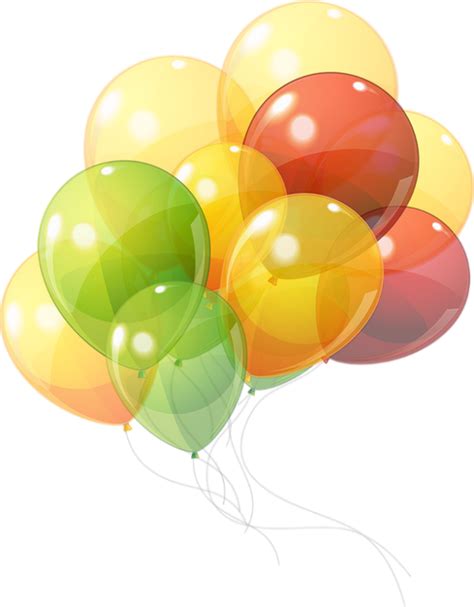 Ballons Png Tube Anniversaire Party Balloons Clipart