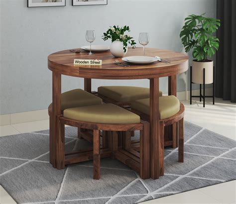 Wooden Round Dining Table