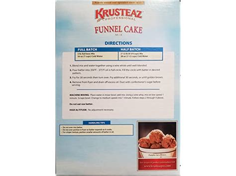 Krusteaz Professional Funnel Cake Mix 5 Lb Box