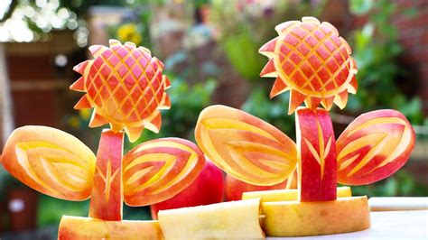 ItalyPaul Art In Fruit Vegetable Carving Lessons Art In Apple