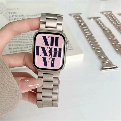 Starlight Stainless Steel Band For Apple Watch Apple Watch Straps