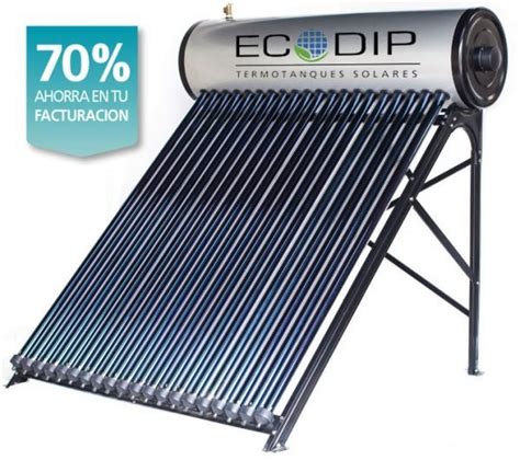 Termotanque Solar Presurizado 200 Lts Ahorra en tu factura eléctrica