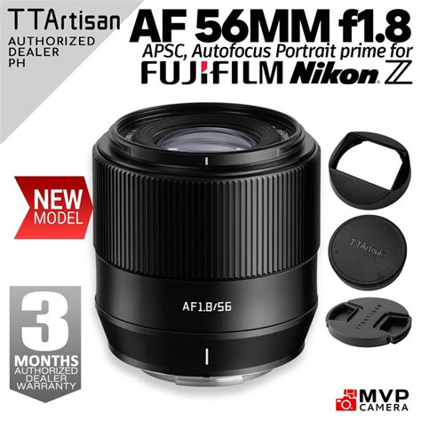 OFFICIAL PH TTARTISAN 56mm F1 8 AF Autofocus Portrait Lens APSC TT